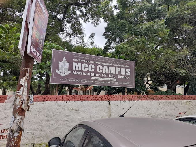 MCC Campus Matriculation School, Tambaram, Chennai Fee Structure ...